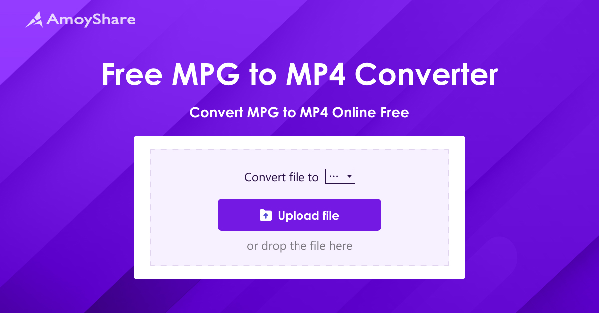Convertidor MPG A MP4 Gratuito Convierta MPG A MP4 En L nea Gratis