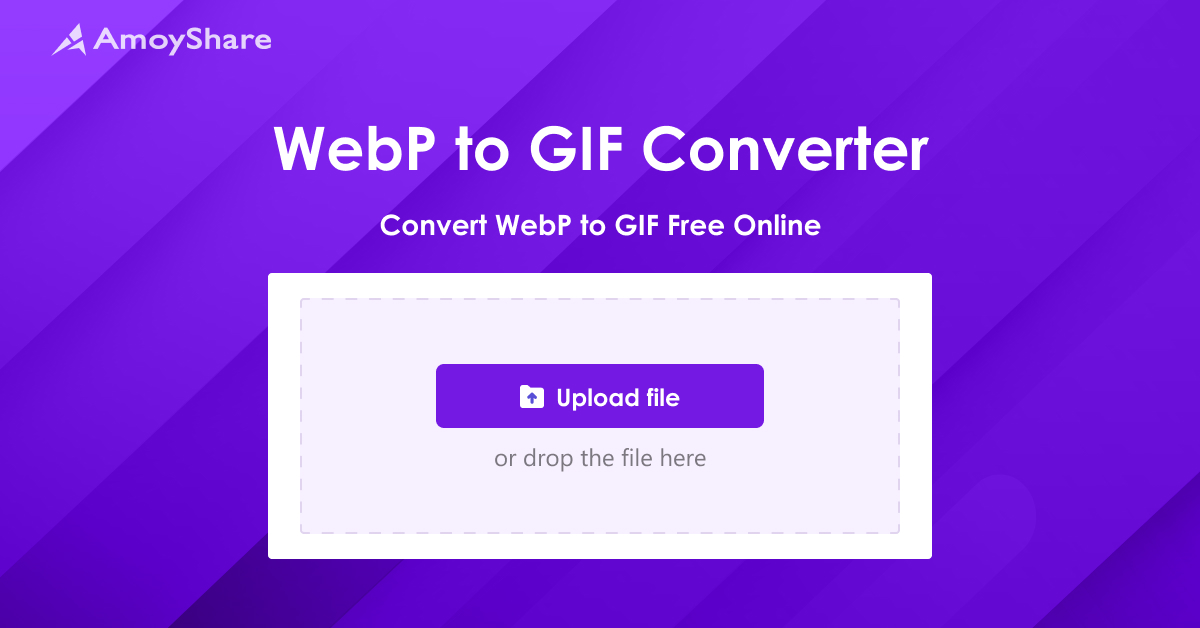 Конвертер WebP в GIF - Конвертируйте WebP в GIF бесплатно онлайн