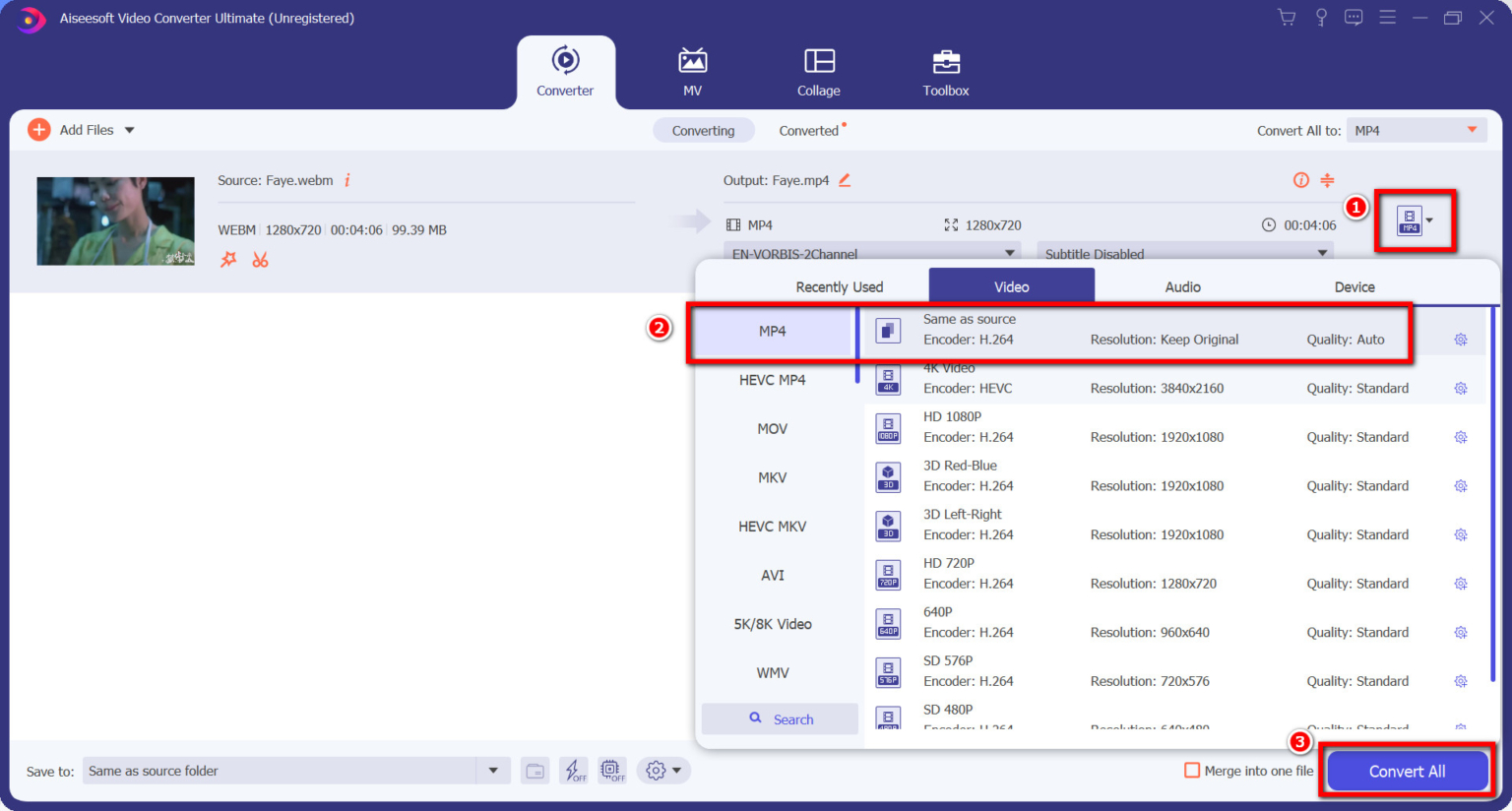Straightforward Ways on How to Convert WebM to MP4