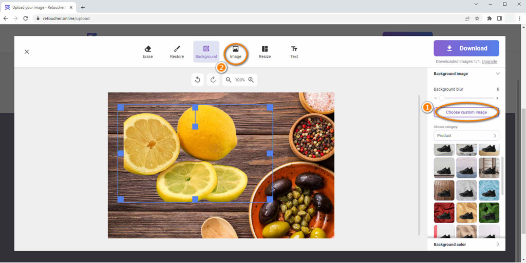 How to Add a Background to a Photo on Web & PC & Phone?